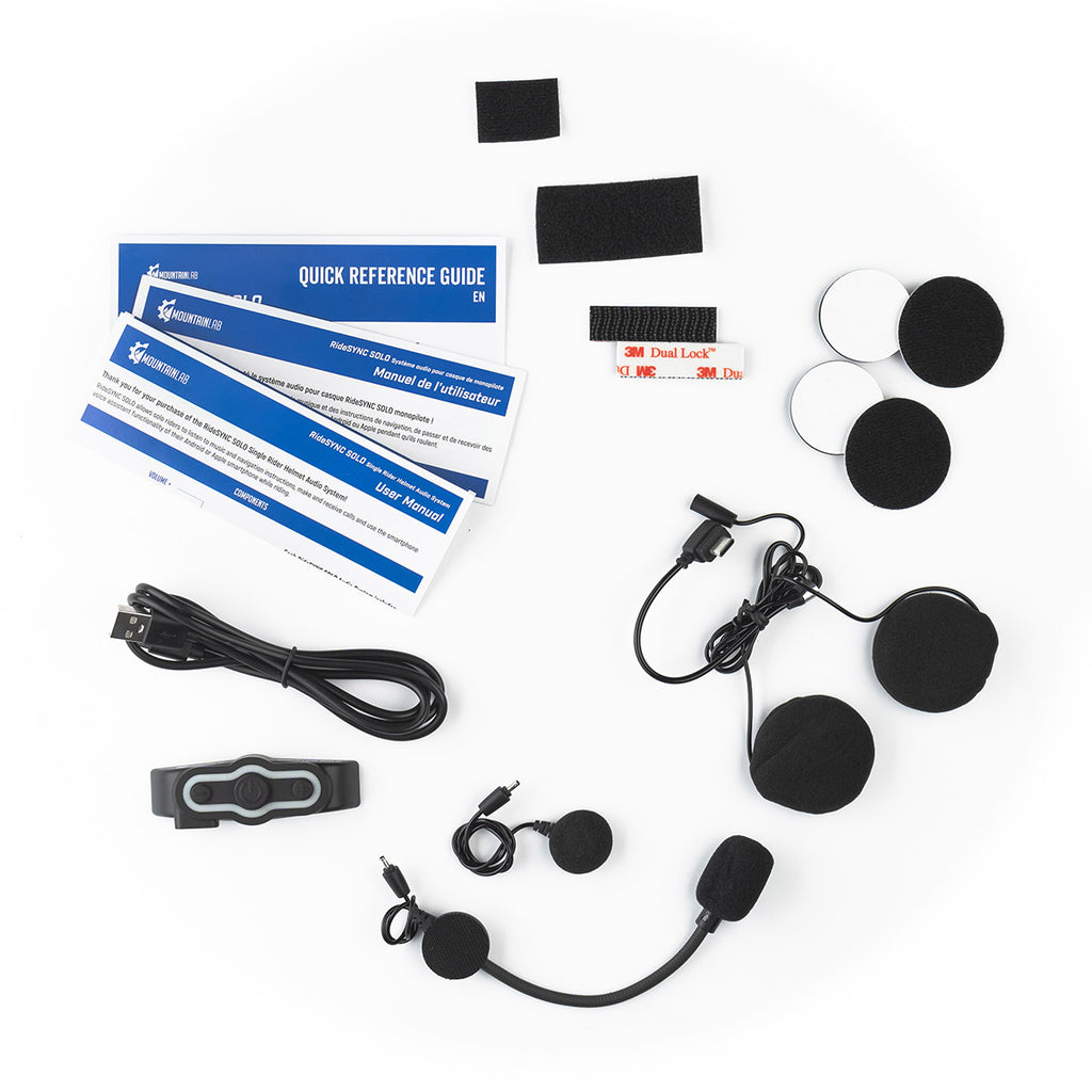 RideSYNC SOLO Bluetooth Helmet Speaker System – Mountain Lab USA