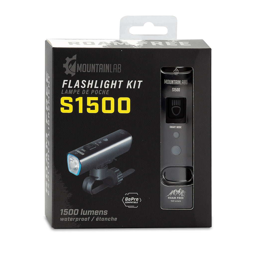 Mountain Lab S1500 Lumen Flashlight Kit – Mountain Lab USA