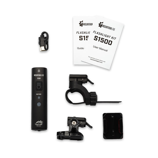 Mountain Lab S1500 Lumen Flashlight Kit – Mountain Lab USA