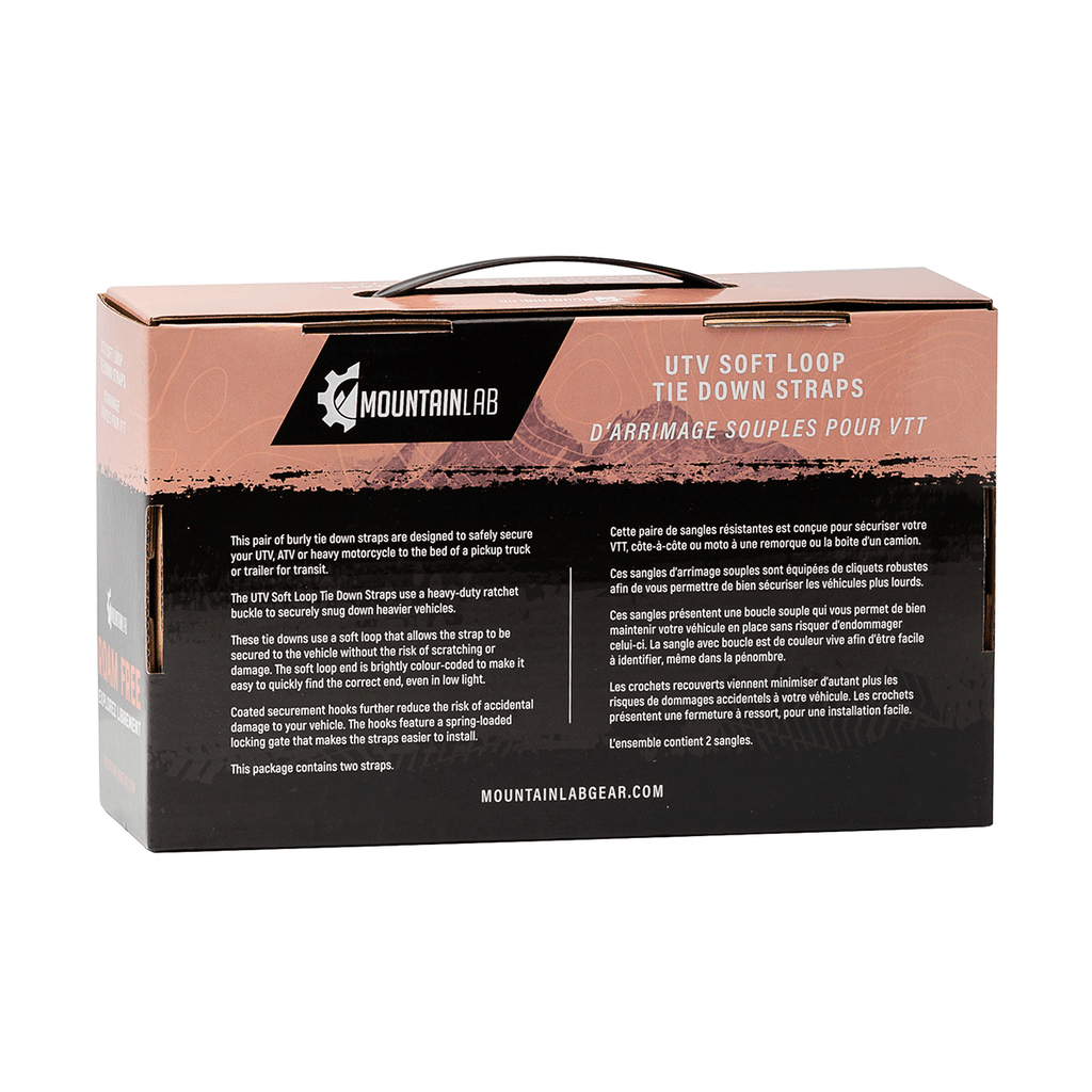 Mountain Lab UTV Soft Loop Tie Down Straps – Mountain Lab USA
